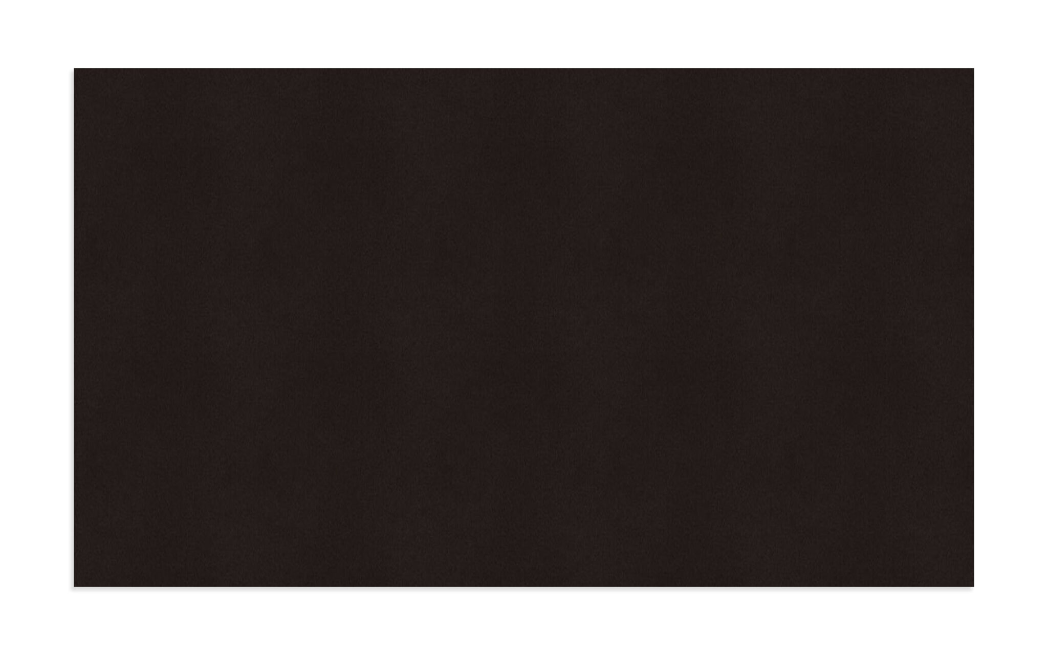 Quartz Jet Black 2cm Jumbo Slab (126×63) - Stone and Home Canada
